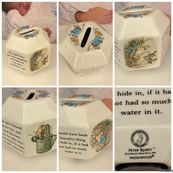 Wedgwood | Other | Vintage 991 Wedgwood Peter Rabbit Bank | Poshmark